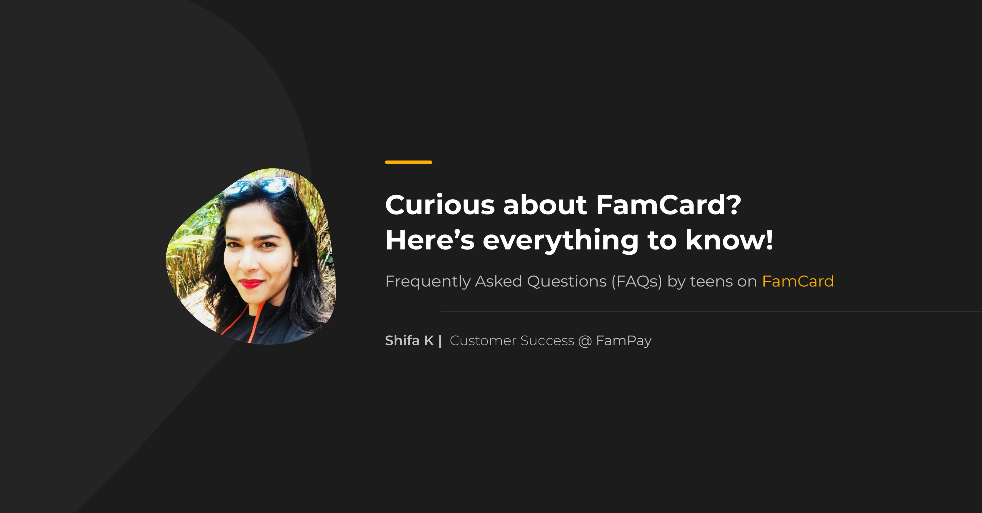 Curious about FamCard?💳 Here’s everything to know: FAQs by teens on FamCard