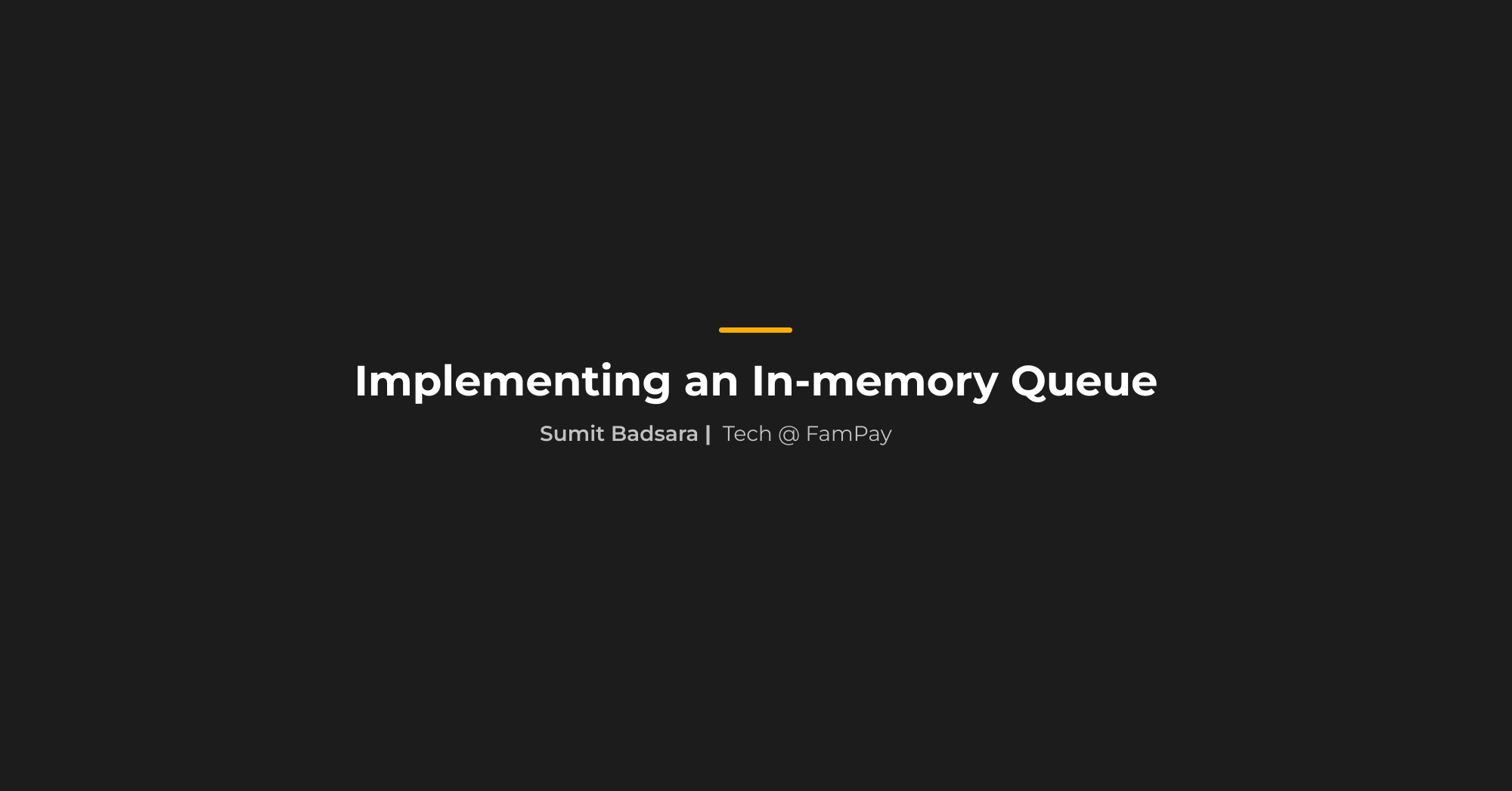 Implementing an In-memory Queue 🧑💻 Implementing an In-memory Queue 🧑💻